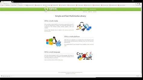 Setting Up Sfml 242 With Codeblocks 1601 Get Started Making Games