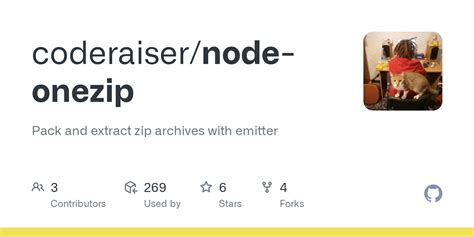 Github Coderaiser Node Onezip Pack And Extract Zip Archives With Emitter