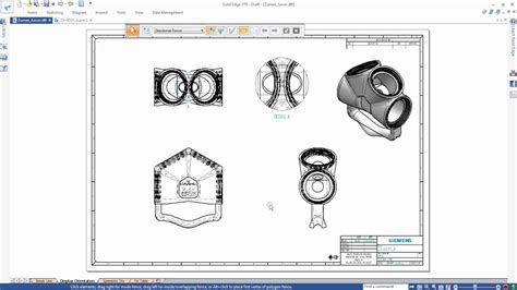 2d Drawing Enhancements In Solid Edge St9 Youtube