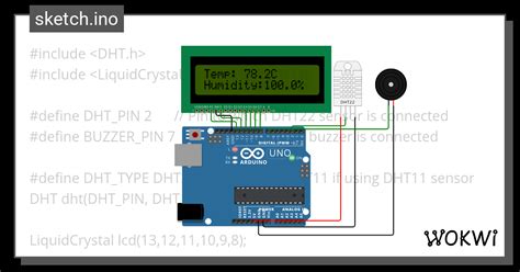Tugassensor Suhu Buzzerdaffaxii A Wokwi Esp32 Stm32 Arduino