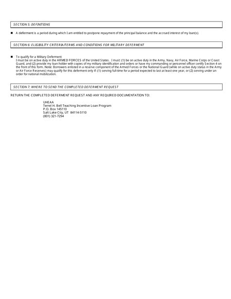 Military Deferment Request Form Fill Out Sign Online And Download