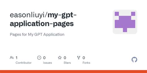My Gpt Application Pagesindexhtml At Main · Easonliuyimy Gpt