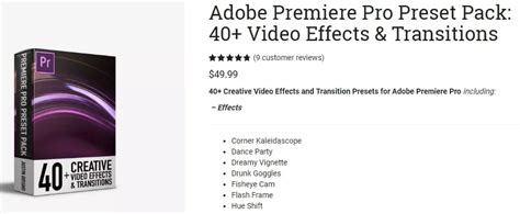 Переходы для Adobe Premiere Pro Mac Os