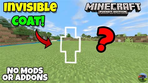 MCPE How To Make INVISIBLE COAT Command Block Creation YouTube