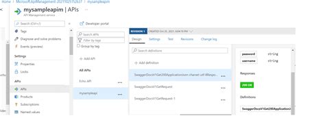 import swagger files into azure api management