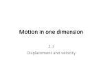 PPT Motion In One Dimension PowerPoint Presentation Free Download ID