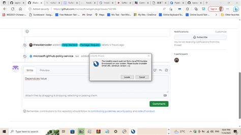 Package Request Owasp Zap · Issue 102186 · Microsoftwinget Pkgs · Github