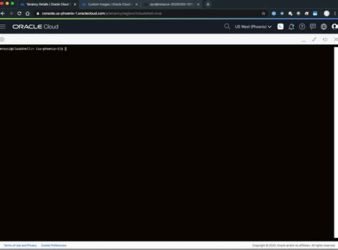 create a custom oci image using packer and the oci cloud shell