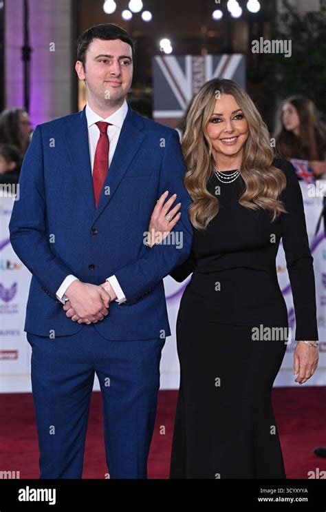 London Uk October 20th 2025 Cameron King And Carol Vorderman