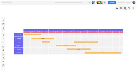 Gantt Chart By Week Cacoo Nulab