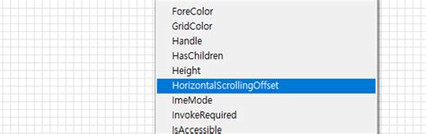 해결됨 Net Datagridview 수직스크롤 비활성 및 숨기기 Ni Community