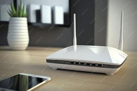 Premium Photo Router On The Table Router Is A Device That Forwards Data Packets Between