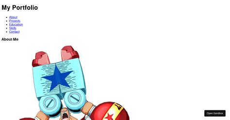 html assignment codesandbox