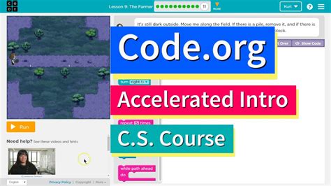 The Farmer Lesson 9 11 Tutorial With Answers Code Org CS