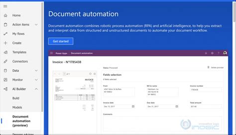 Microsoft Document Automation Application Using Ai Builder Form Processing Model Microsoft