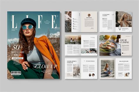 Fashion And Lifestyle Magazine Template Brandpacks