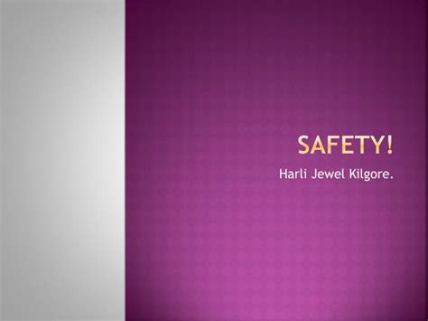 PPT Safety PowerPoint Presentation Free Download ID 2457682