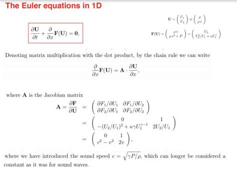 Solved The Euler Equations In D Au At U Pdf Chegg Com