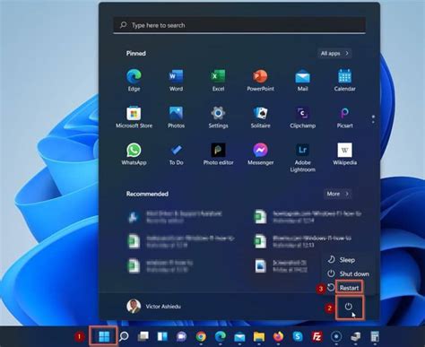 How To Restart Windows 11 6 Methods With Screenshots And Examples