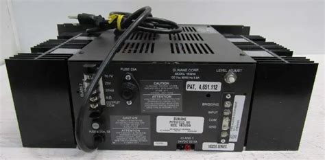 Dukane 1b3250 250 Watt Audio Amplifier Instruction Manual