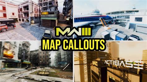 Mw3 Pro Player Callout Guide Mw3 Map Callouts Youtube