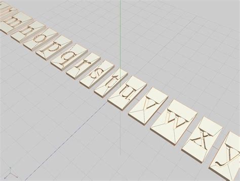 Free Serif Block Typeset Font Free 3d Model 3d Printable Cgtrader