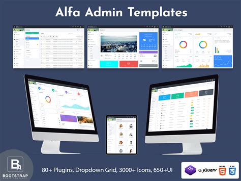 responsive bootstrap admin dashboard template alfa