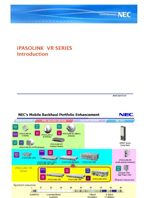 Nec Ipasolink Vr2 Datasheet Pdf Quality Of Service Network Switch