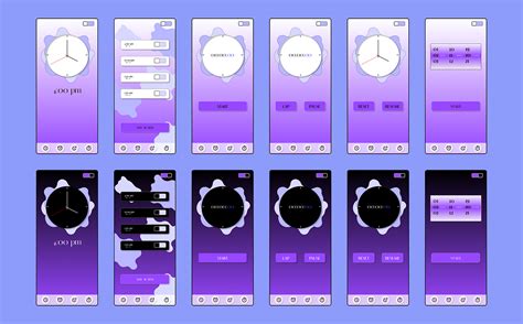 Clock App Ui Design By Angel Inyangudo On Dribbble