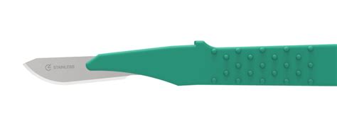 Reinforced Disposable Scalpel Blade With Plastic Handle