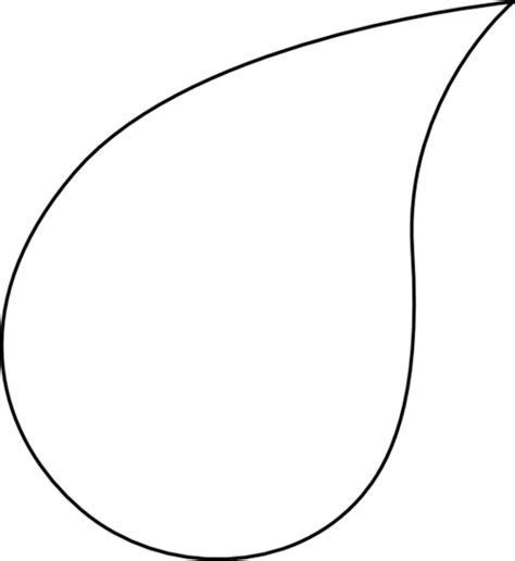 Teardrop Template Printable Template Printable Templates Picture