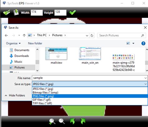Free EPS Converter Software Export EPS To PNG GIF BMP TIFF