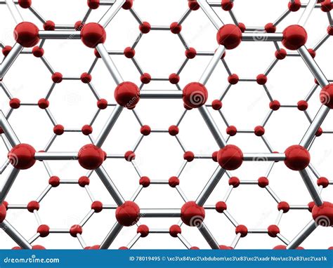 Molecular Mesh Structure Rendered Stock Illustration Illustration Of