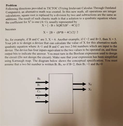Solved The Assignment Requires The Boolean Expressions For