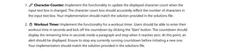 Solved 1 And Character Counter Implement The Functionality