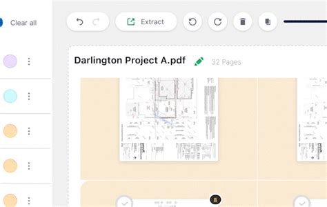 Merge Split Rearrange And Delete Pages With Document Builder Drawboard Help Centre