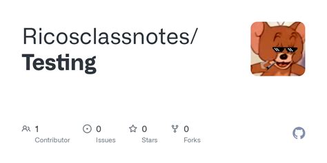 Github Ricosclassnotes Testing