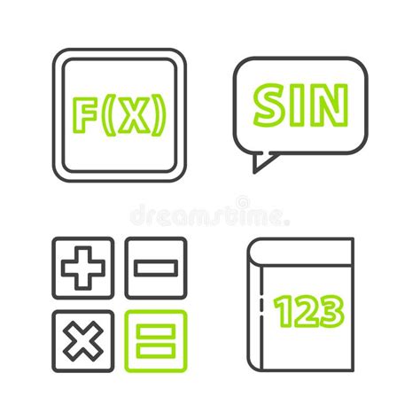 Set Line Book With Word Mathematics Calculator Mathematics Function Sine And Function