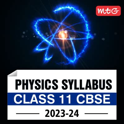 Cbse Class Physics Syllabus Mtg Blog