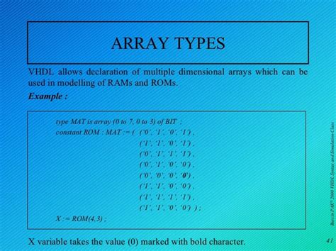 Basic Structures In Vhdl