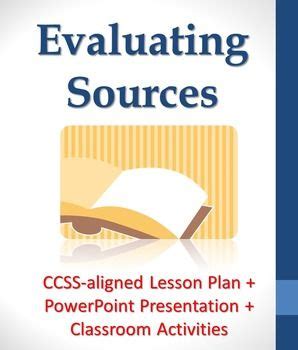 Evaluating Sources For Credibility Lesson Plan With PowerPoint And
