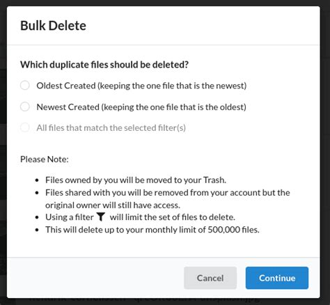 Delete Move And Bulk Delete Files Filerev