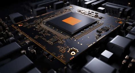 Premium Ai Image Onboard Processor With Luminous Elements