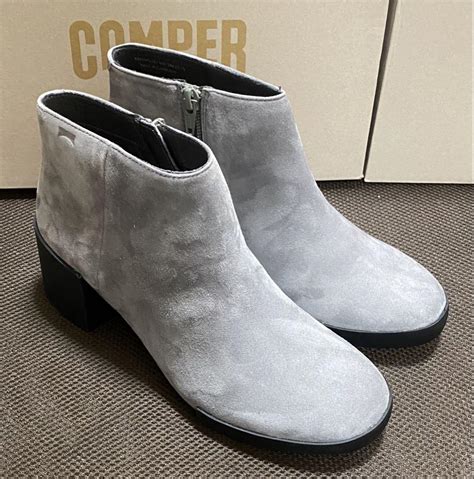 新品 Camper Lotta カンペール ショートブーツ グレー メルカリ