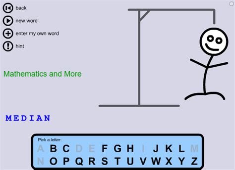 Hangman Mathematics And More Play Online On Flash Museum 🕹️