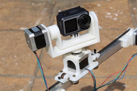 automatic arduino powered camera slider with pan and tilt 12 steps