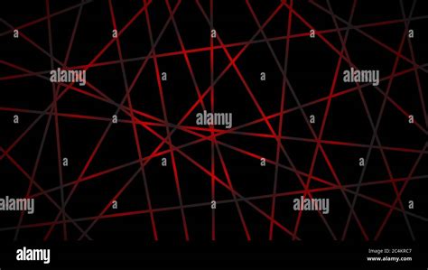 Abstract Dark Background Of Intersecting Lines In Red Colors Stock