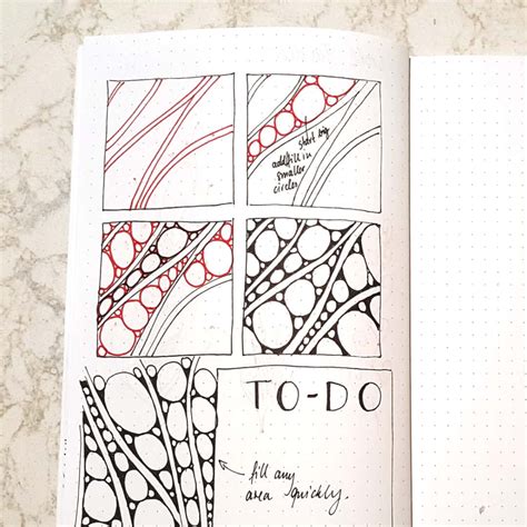Step By Step Super Easy Zentangle Patterns Pattern Matching Algorithms