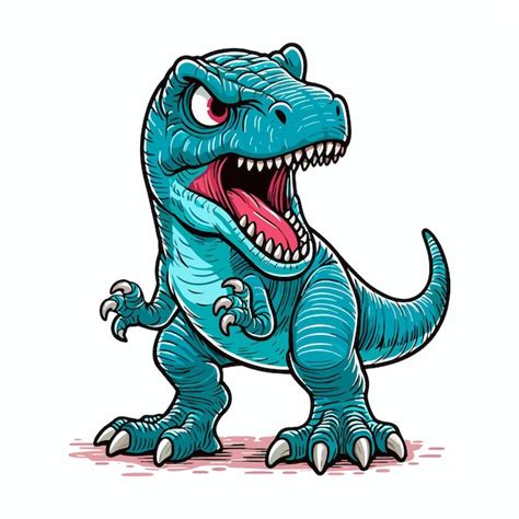 Premium Vector Tyrannosaurus Rex Dinosaur Vector Artwork
