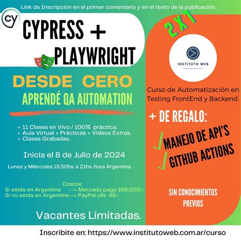daniel balbi on linkedin cypress playwright y api s automatizamos